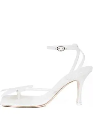A.W.A.K.E. Mode 80mm Delta Palma Pumps - White