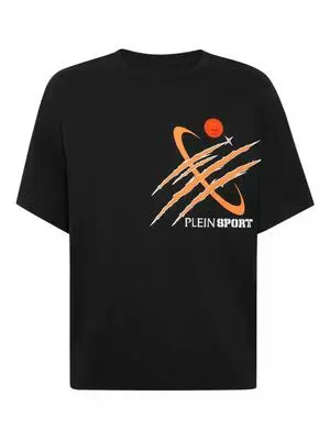 PLEIN SPORT Mercury Scratch-print T-shirt