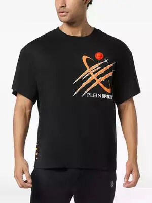 PLEIN SPORT Mercury Scratch-print T-shirt