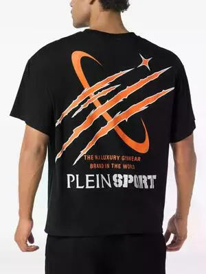 PLEIN SPORT Mercury Scratch-print T-shirt