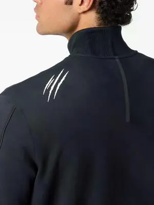 PLEIN SPORT Scratch-detail Zip-up Jacket