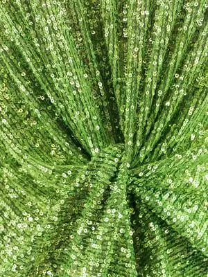 Nervi Sequin-embellished Knot-detail Mini Dress - Green