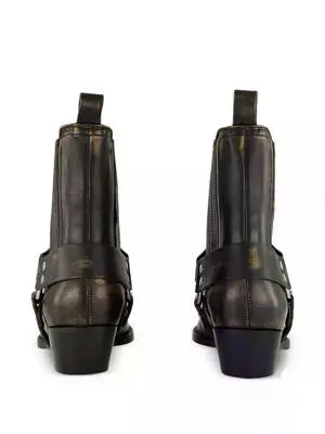 Paris Texas 35mm Helena Strap-detail Ankle Boots