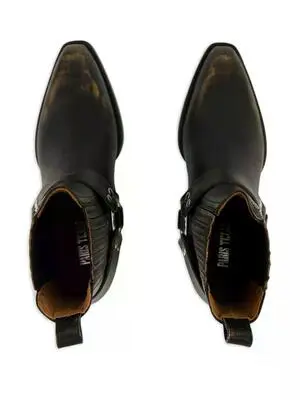 Paris Texas 35mm Helena Strap-detail Ankle Boots