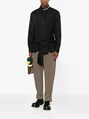 CHARLES JEFFREY Tie Front Shirt