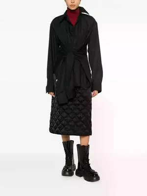 CHARLES JEFFREY Tie Front Shirt