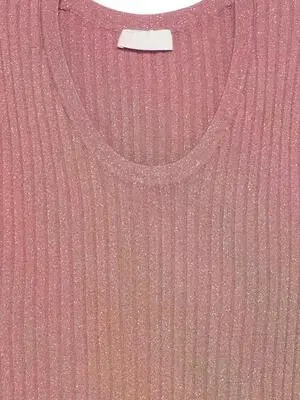 Liu Jo Ribbed Knit Sleeveless Top