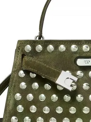 Tory Burch Mini Lee Radziwill Studded Tote Bag