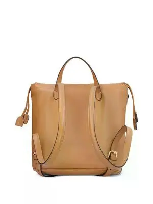 Fendi Ff-clasp Backpack - Brown
