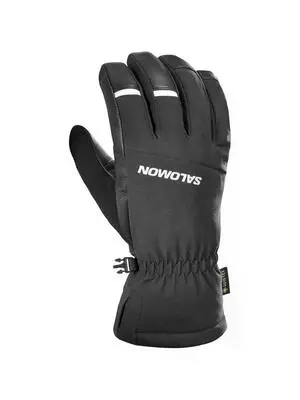 SALOMON Logo Stripe Gloves - Black