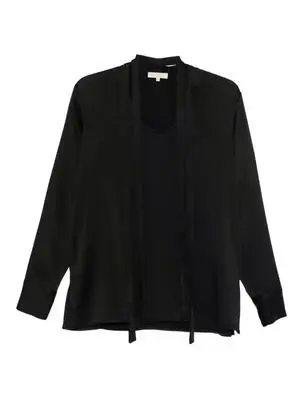Antonelli Firenze Abete Tie-neck Blouse - Brown