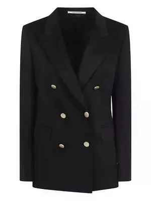 Tagliatore Double-breasted Blazer - Black