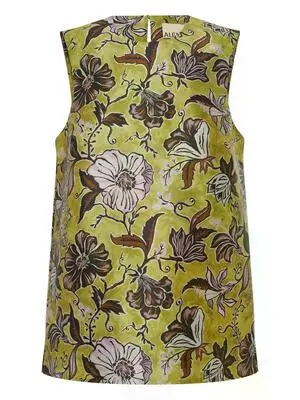 ALEMAIS Citron Sleeveless Top - Green