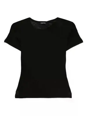 ANINE BING Sylvie Crew Neck T-shirt - Black