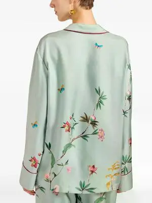 La DoubleJ Floral Panel Pyjama Shirt