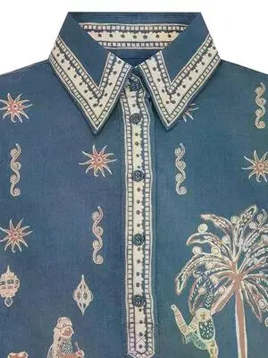 ALEMAIS Acacia Top - Blue