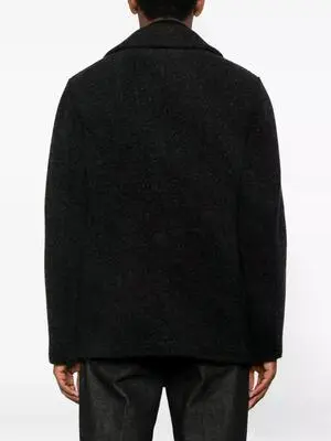 Harris Wharf London Double-breasted Wool Pea Coat