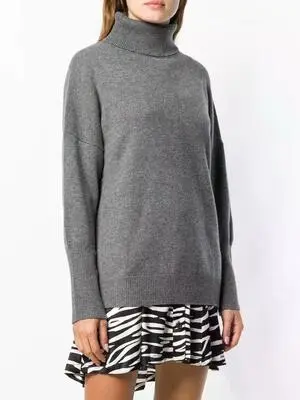 Chinti & Parker Relaxed Cashmere Polo - Grey