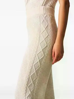Perfect Moment Merino Wool Cable Knit Trousers