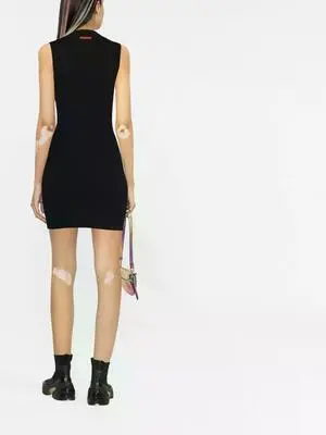 Heron Preston Motif Knitted Mini Dress