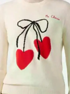 MC2 SAINT BARTH Sweater With Heart Stitch Embroidery