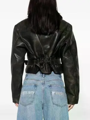 Alex Perry Fur Belted Jacket