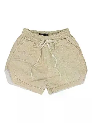 WHO DECIDES WAR Crinkled-effect Shorts