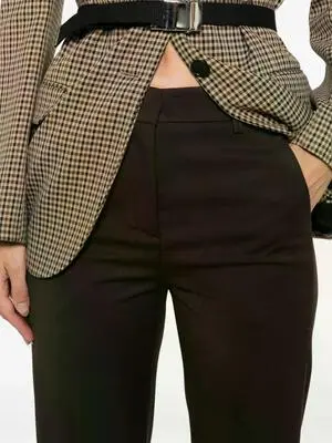 DRHOPE Tailored Pressed-crease Trousers