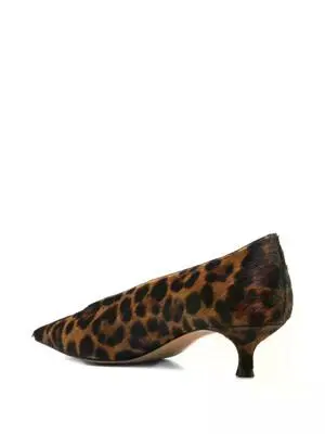 Le Monde Beryl 40mm Babouche Pointed Toe Pumps - Brown