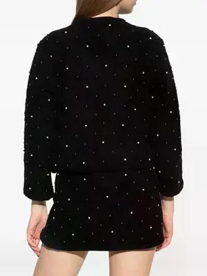 FRAME Pearl-embellished Cardigan