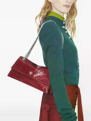 Tory Burch Kira Logo-lock Shoulder Bag - Red