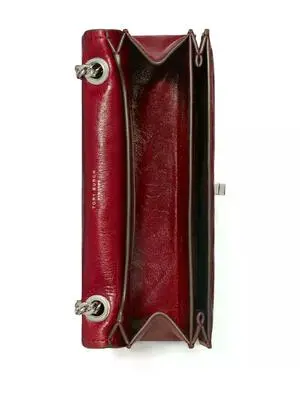 Tory Burch Kira Logo-lock Shoulder Bag - Red