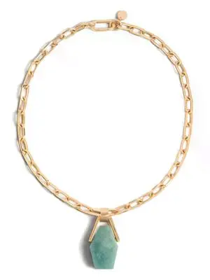 La DoubleJ Portal Chain Geometric Necklace - Gold
