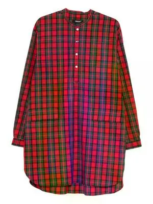 Undercover Plaid Pocket Shirt - Red