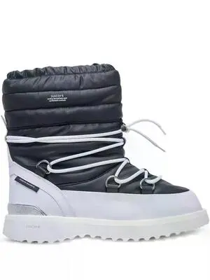FUMITO GANRYU Logo-detailing Padded Boots