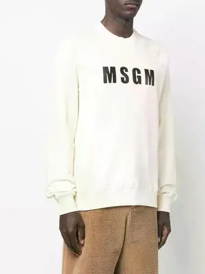 MSGM Logo-print Sweatshirt
