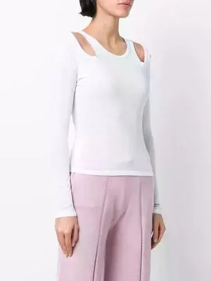 Stella McCartney Cut-out Long-sleeve Top