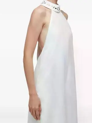 OSKLEN Crystal-embellished Halter Jumpsuit