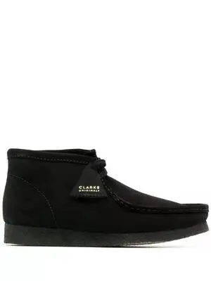 Clarks Wallabee Desert Boots - Black