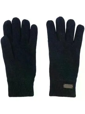 Barbour Logo-patch Ribbed Gloves