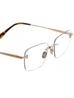 TOM FORD Rectangle Glasses - Gold