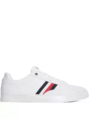 Tommy Hilfiger Stripe-detailed Sneakers - White