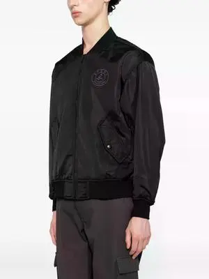 AGNES B. Logo-embroidered Bomber Jacket