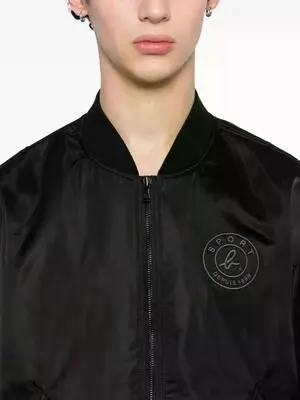 AGNES B. Logo-embroidered Bomber Jacket