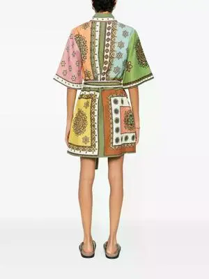 ALEMAIS Contina Printed Mini Dress