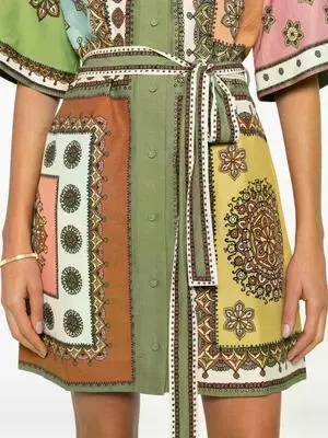 ALEMAIS Contina Printed Mini Dress