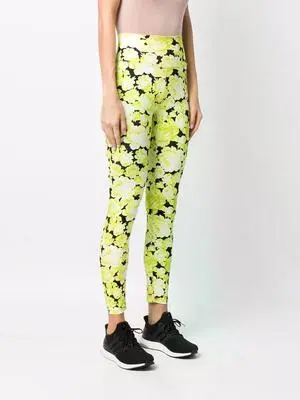 MSGM High-waist Floral Leggings