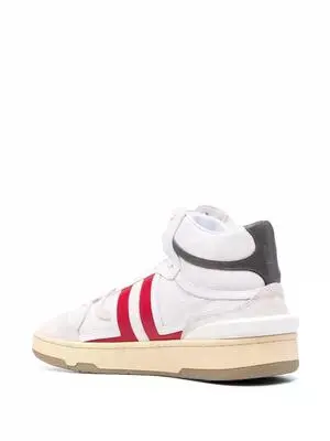 LANVIN Logo-patch Lace-up Sneakers