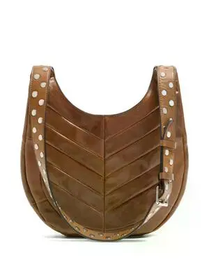 Valentino Garavani Chevron-pattern Stud-detail Shoulder Bag