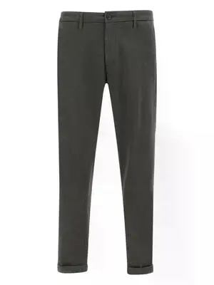 RE-HASH Cuffed-hem Chinos - Grey